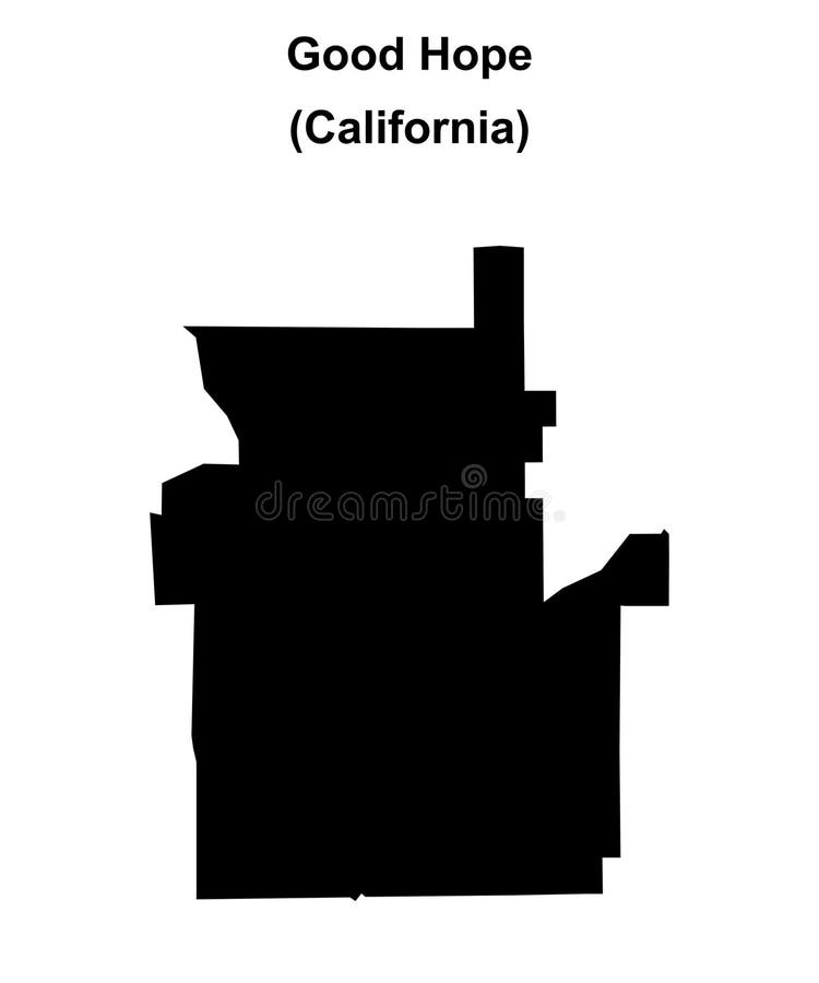 Good Hope outline map stock vector. Illustration of border - 386060118