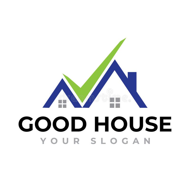 Good House Approved Residential Logo Template Stock Illustration ...