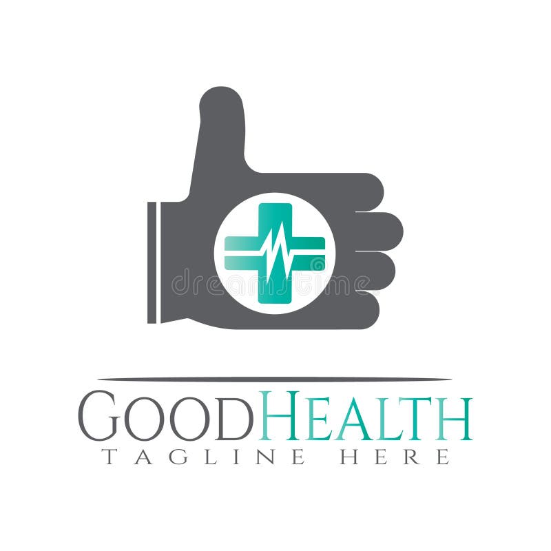 Good Human Health Logo Vector Design Stock Vector - Illustration of ...