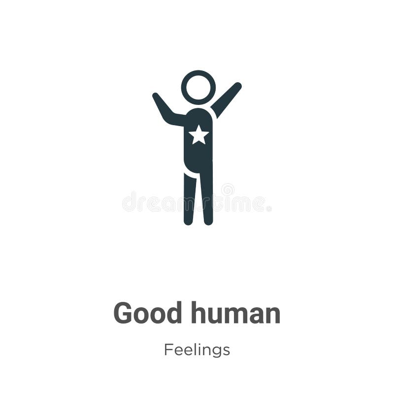 Good Human Icon. Trendy Flat Vector Good Human Icon on White Background ...