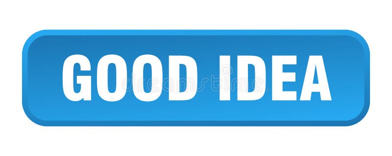 Idea Button stock vector. Illustration of design, light - 4629118