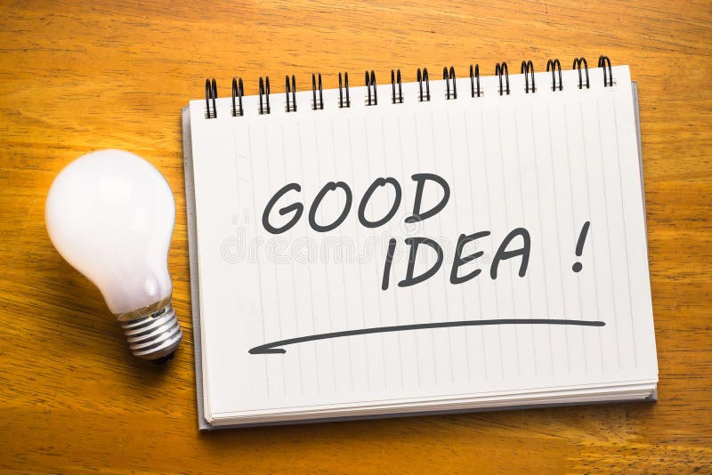 Good Idea stock photo. Image of note, idea, creativity - 54885576