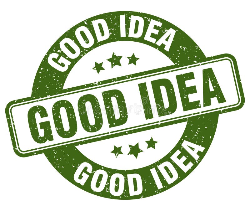 Good Idea Stamp. Good Idea Label. Round Grunge Sign Stock Vector ...
