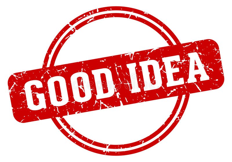 Good idea stamp stock vector. Illustration of vector - 360709163