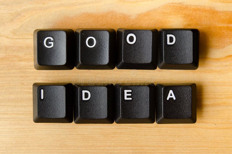 Good idea words stock photo. Image of business, tech - 86212964