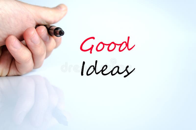 Good ideas text concept stock photo. Image of creativity - 90107580