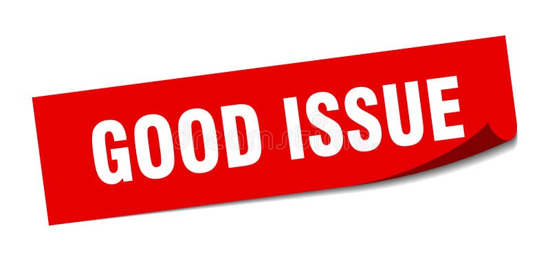 Issue Sticker. Issue Square Isolated Sign Stock Vector - Illustration ...