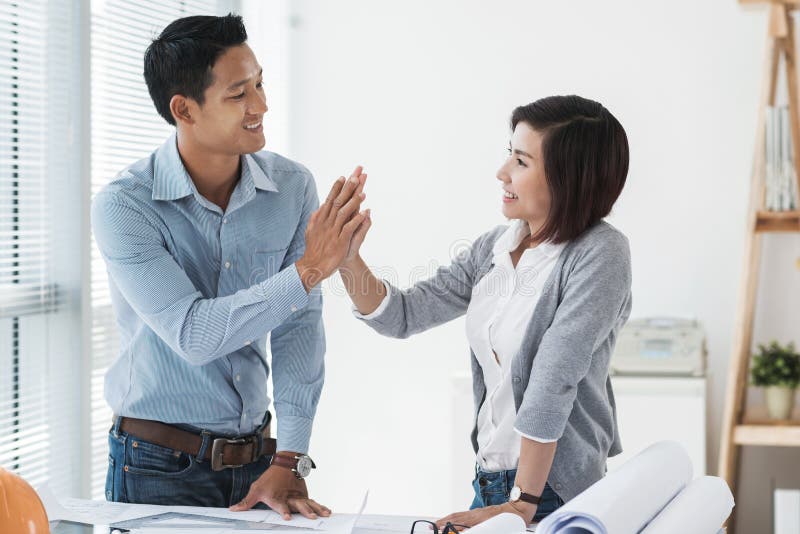 Good job stock photo. Image of satisfied, engineer, bureau - 69759180