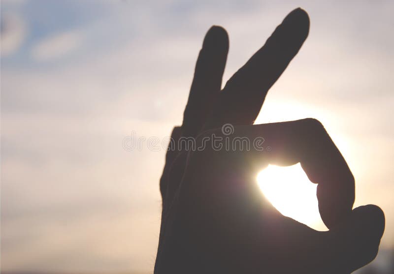Good job, OK stock image. Image of finger, communication - 89585979