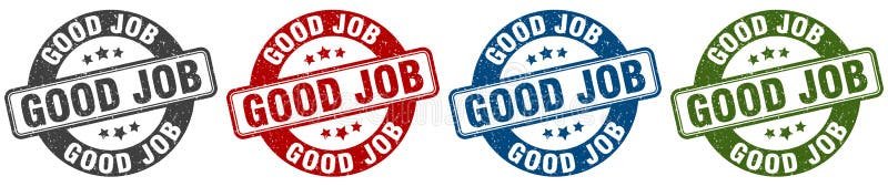 Good Job Seal Stock Illustrations – 928 Good Job Seal Stock ...
