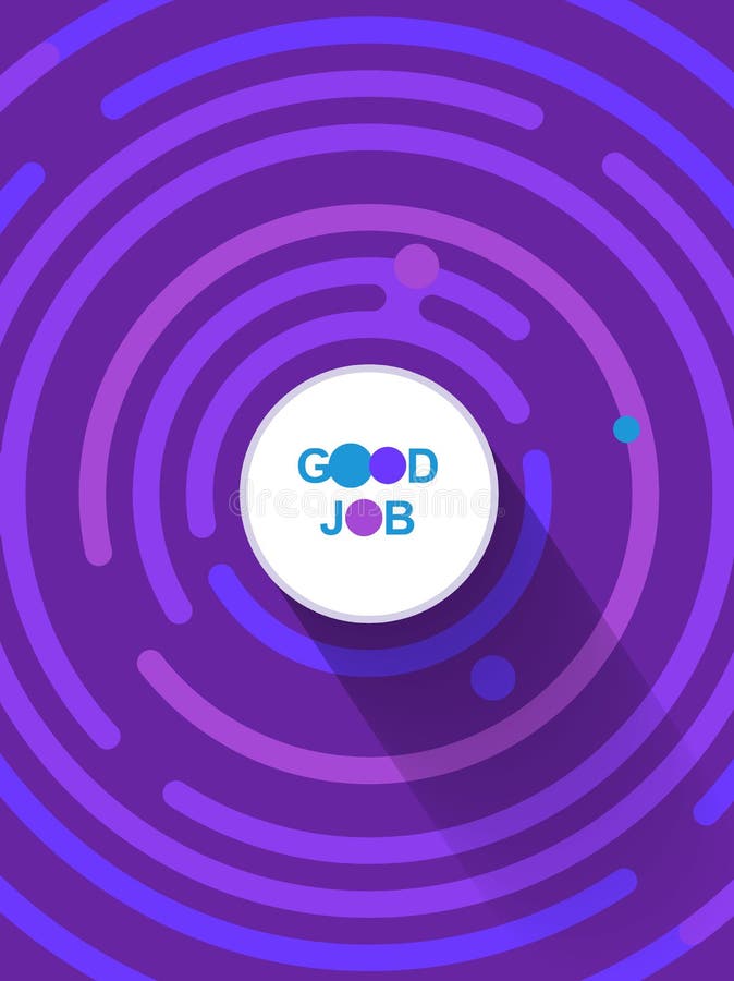 Good Job Template. Place for Text. Copy, Paste. Victory Background with ...