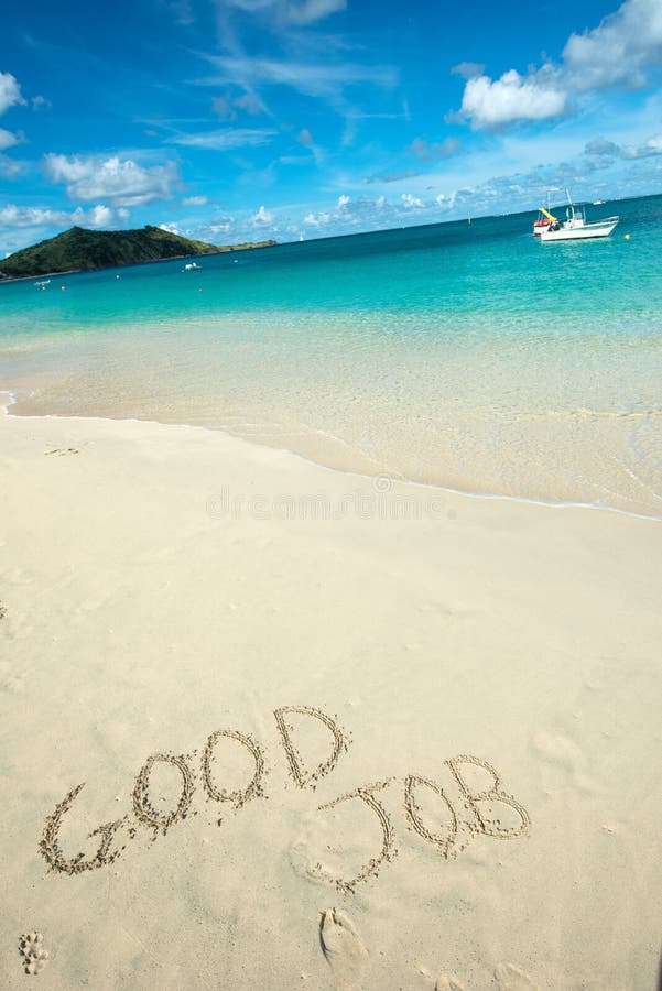 Good job stock photo. Image of tropical, coast, maarten - 66392628