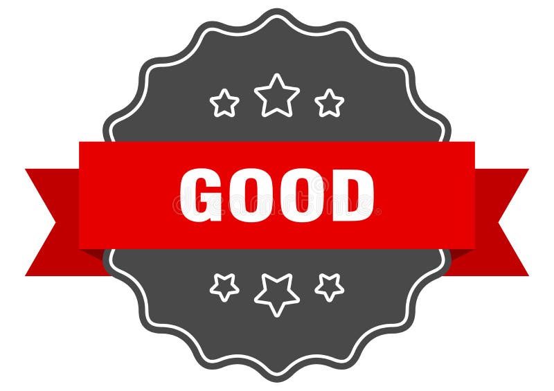 Good label stock vector. Illustration of stamp, isolated - 194928776