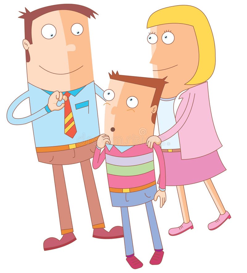 Good leader for the family stock vector. Illustration of family - 126233480