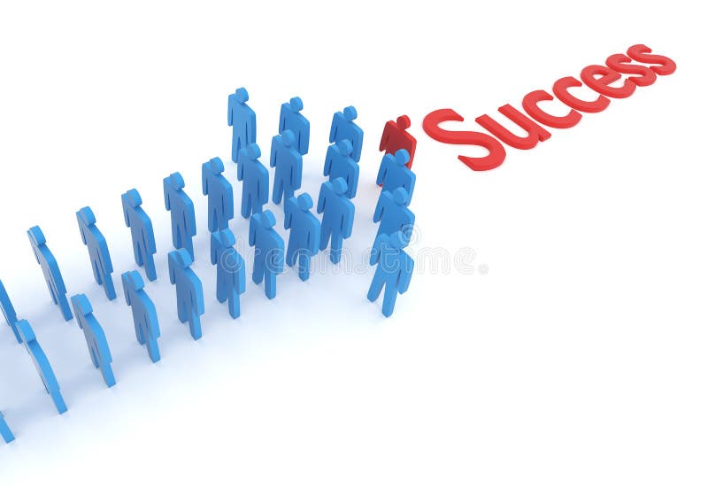 Good leadership stock illustration. Illustration of success - 19715313