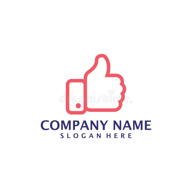 Good Logo Design Vector. Like Logo Design Template Concept Stock Vector ...