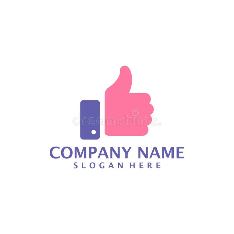 Good Logo Design Vector. Like Logo Design Template Concept Stock ...