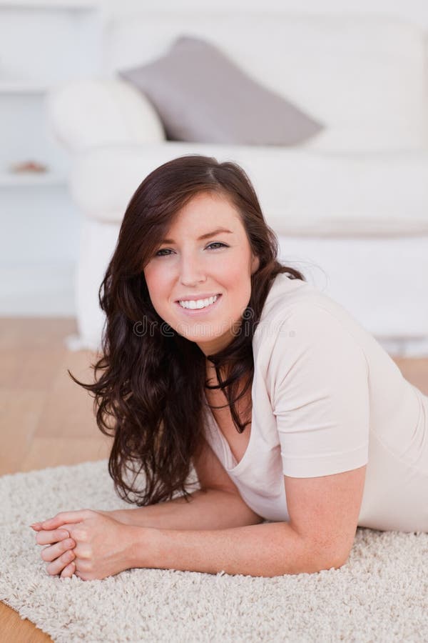 Good Looking Brunette Woman Posing Stock Image - Image of happy ... Good Looking Brunette Woman Posing Stock Image - Image of happy ...