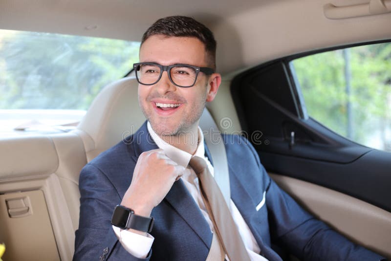Good Looking Businessman Traveling VIP Stock Photo - Image of lifestyle ...