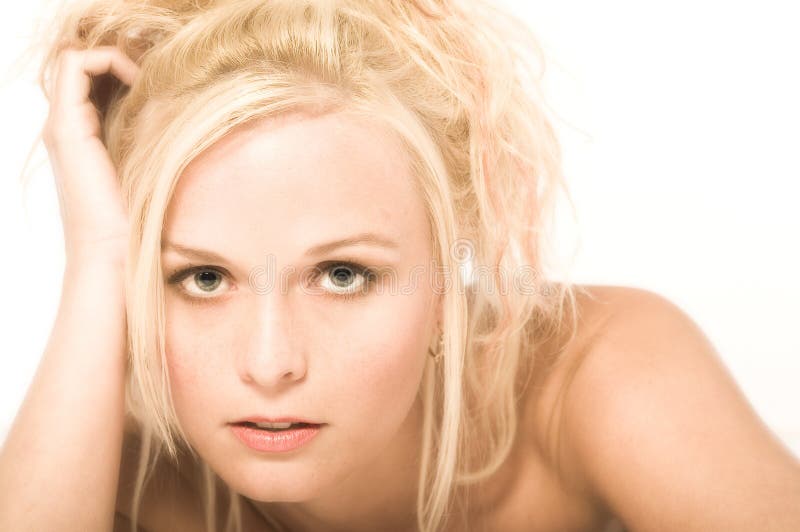 Good looking girl stock image. Image of portrait, hair - 1822697