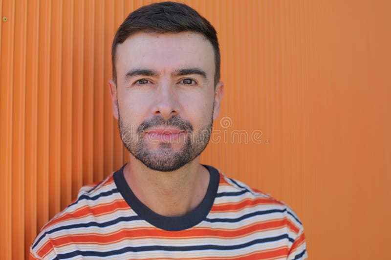 Good Looking Man with a Beard Stock Image - Image of male, british ...