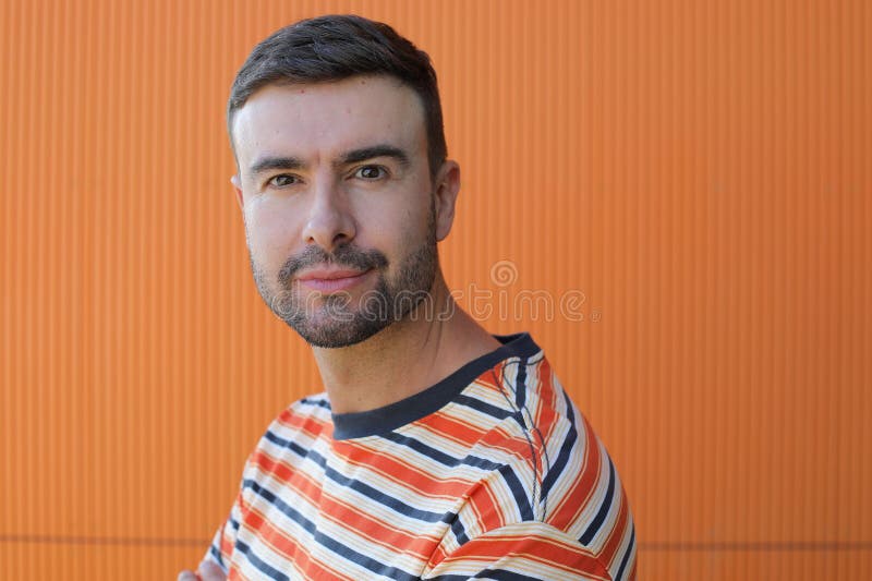 Good Looking Man with a Beard Stock Photo - Image of adult, casual ...