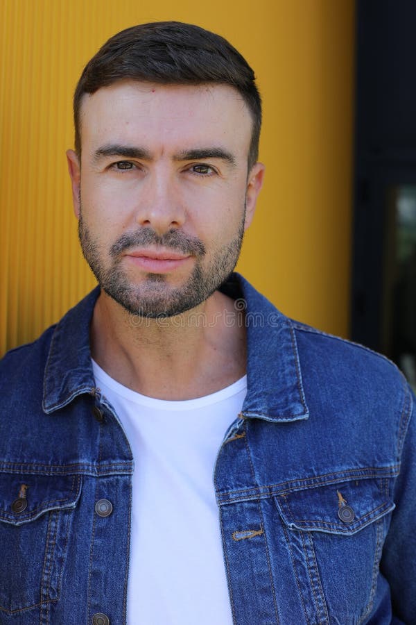 Good Looking Man with a Beard Stock Image - Image of person, positive ...