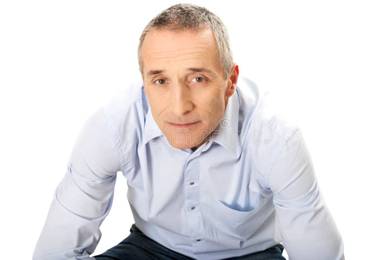 Good looking man stock image. Image of pensive, looking - 55418333