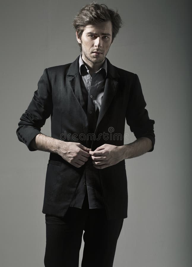 Good-looking Man with New Haircut Stock Photo - Image of contemporary ...