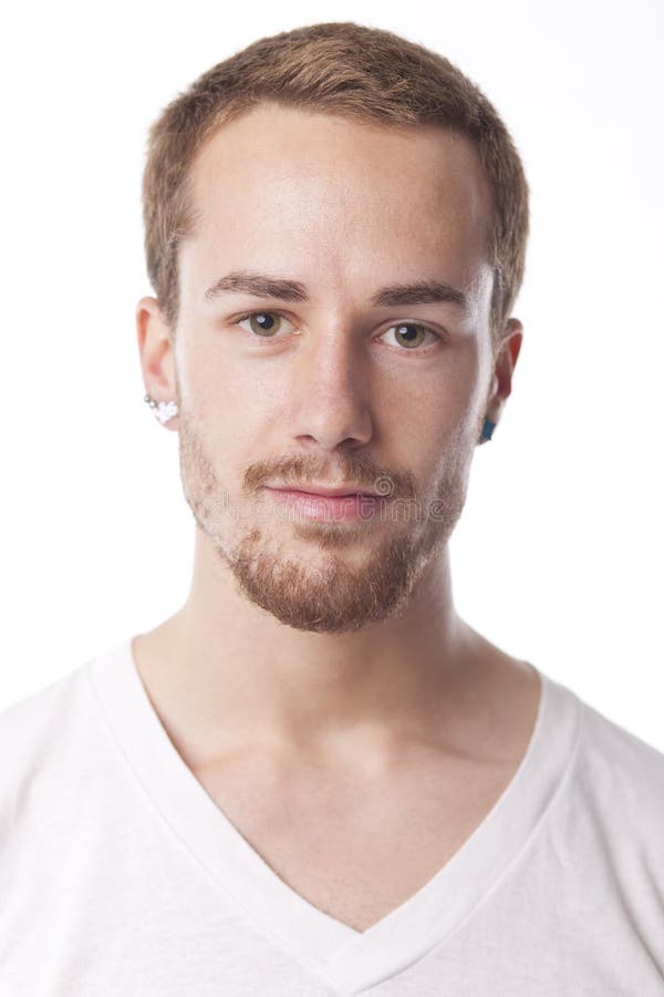 Good Looking Man Portrait stock photo. Image of student - 23246106