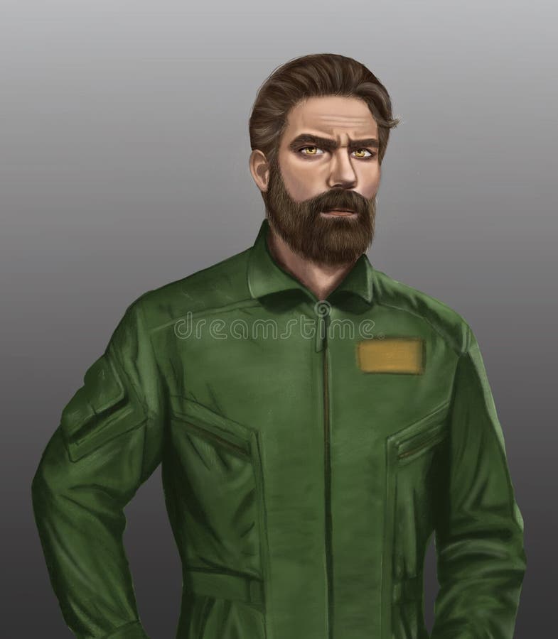 Good looking man stock illustration. Illustration of costume - 353148419