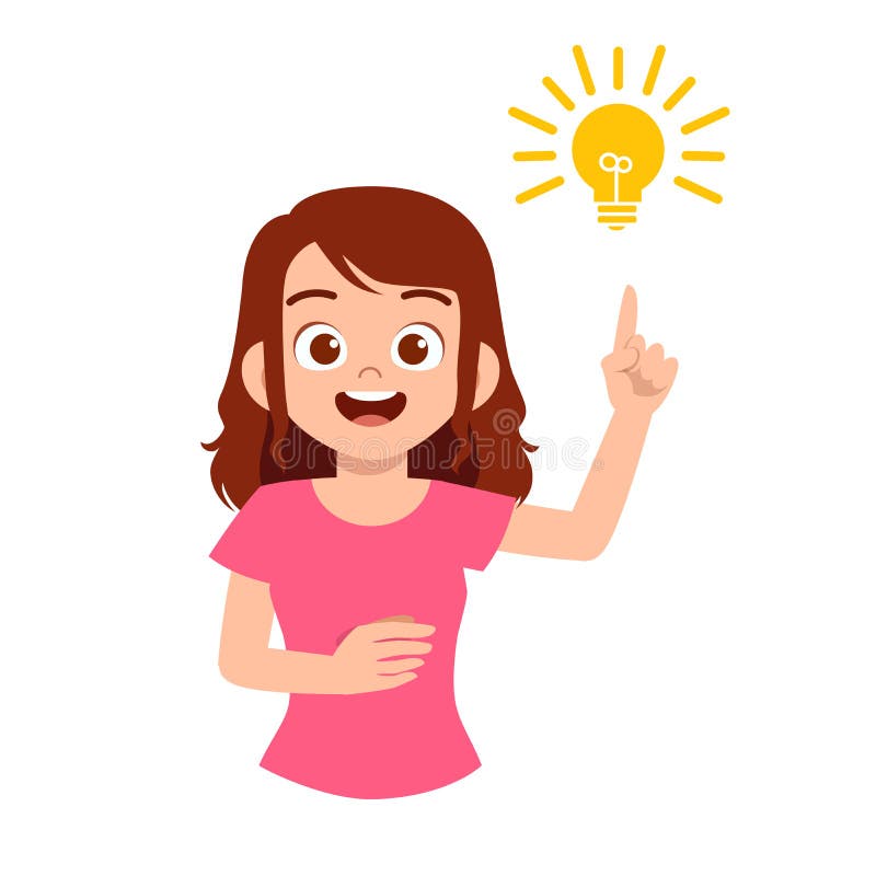 Good Looking Man Thinking about Great Idea Stock Vector - Illustration ...