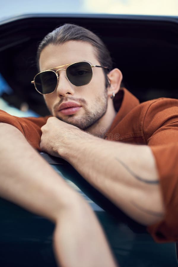 Good Looking Stylish Male Model in Stock Image - Image of modern, edgy ...