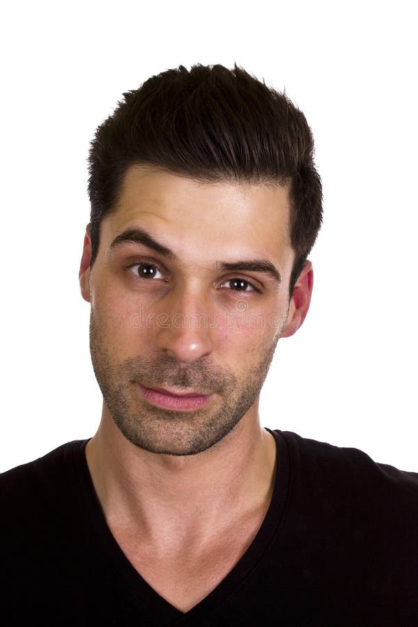 Good looking young man stock photo. Image of camera, head - 50556968