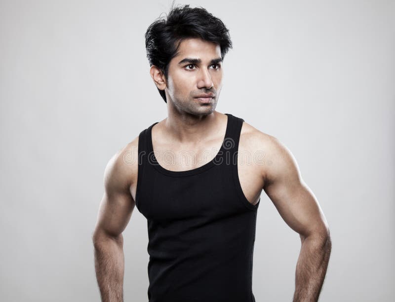 Good looking young man stock photo. Image of model, muscles - 32361912