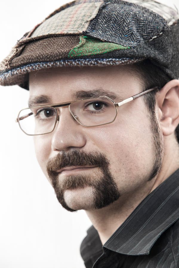 Good Looking Young Man Portrait Stock Image - Image of head, glasses ...