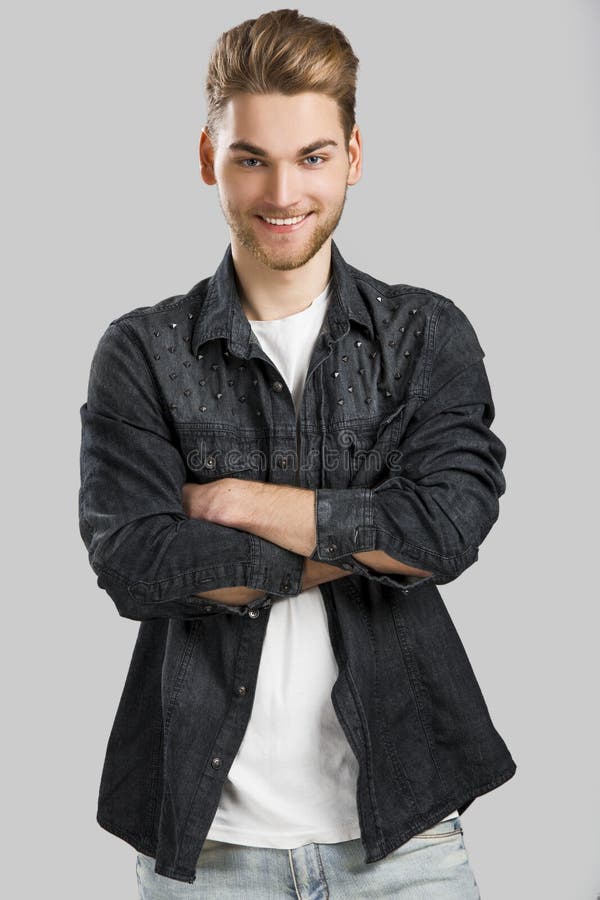 Good looking young man stock image. Image of portrait - 59163567