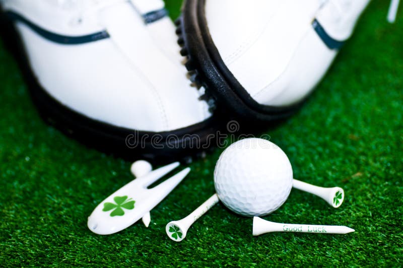 Good Luck stock image. Image of brown, golfing, white - 5377955