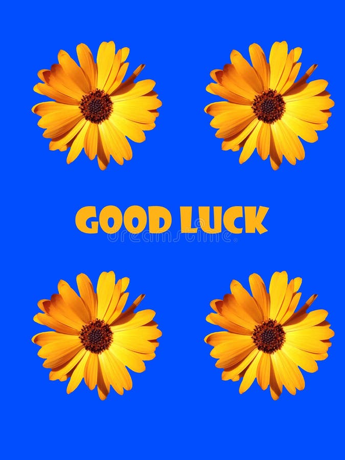 Colourful Good Luck stock illustration. Illustration of best - 10876520