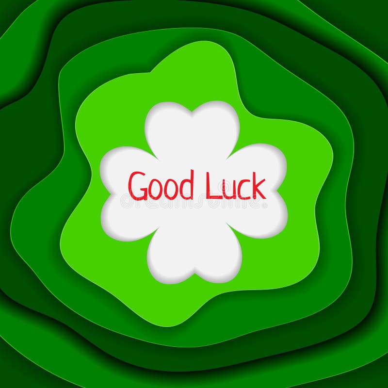 Good Luck Background Vector Illustration Stock Vector - Illustration of ...