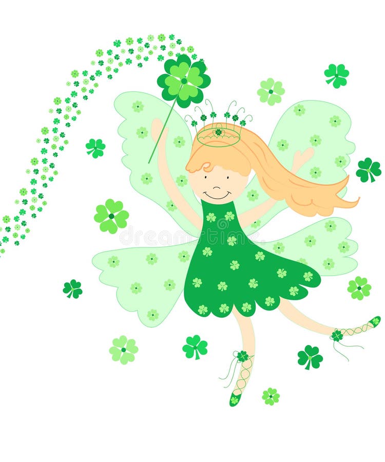 Good Luck Fairy stock illustration. Illustration of celebrate - 4453358
