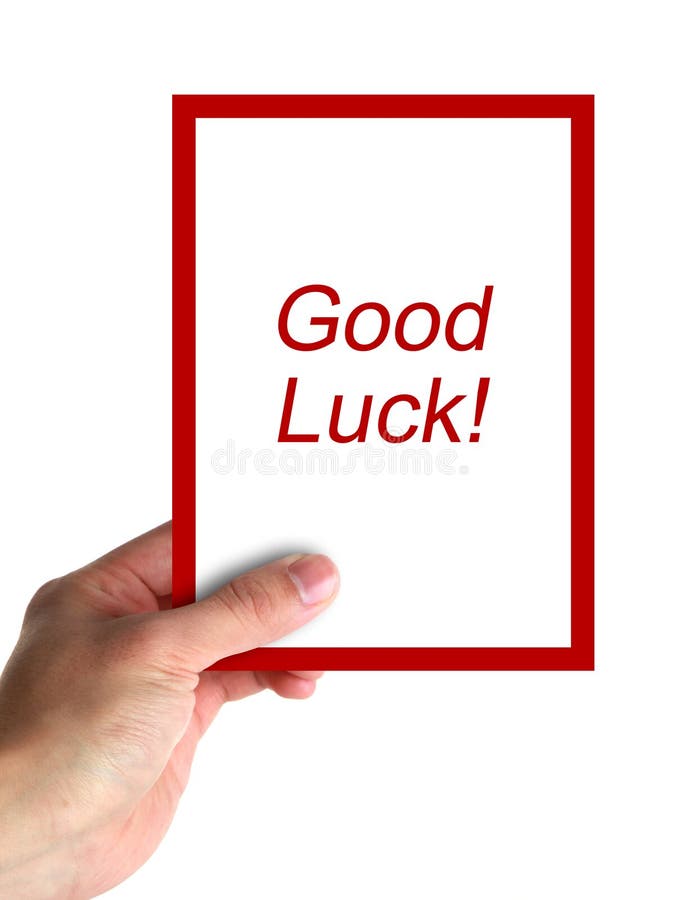 Good Luck Post Note Stock Photos - Free & Royalty-Free Stock Photos ...