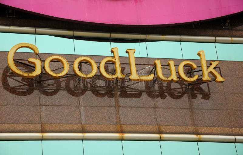 Good Luck Sign stock image. Image of good, letters, luck - 42469027