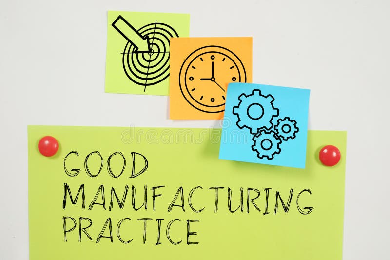 Good Manufacturing Practice GMP is Shown Using the Text Stock Image ...