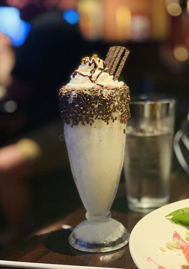 Good milkshake stock image. Image of chocolate, milkshake - 161549687