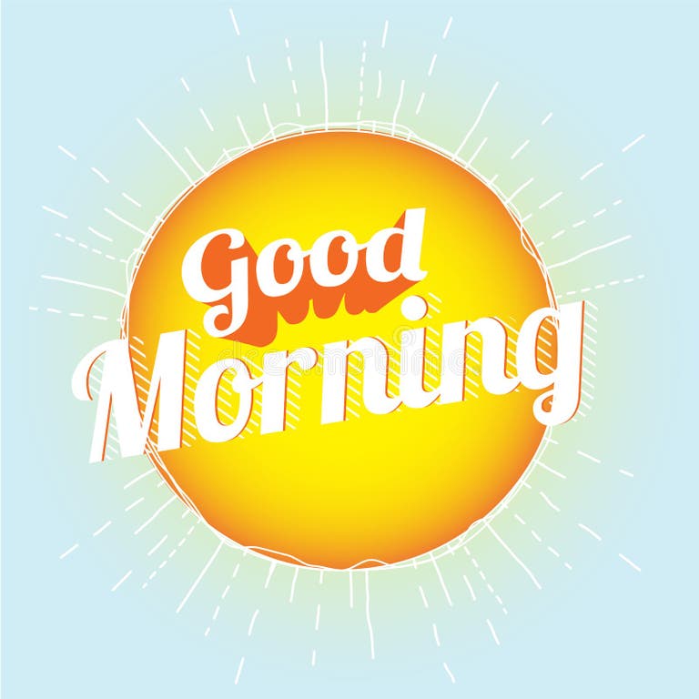 Good Morning Sunshine Stock Illustrations – 2,168 Good Morning Sunshine ...
