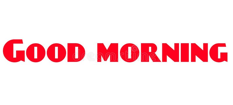 Good morning Thursday stock illustration. Illustration of logo - 227200073