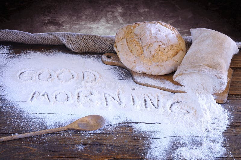 Good morning. stock photo. Image of bakery, artisan, wheat - 50266260