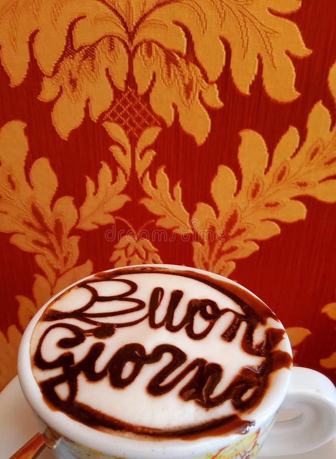 Good Morning Cappuccino, Breakfast and Drink Stock Photo - Image of ...