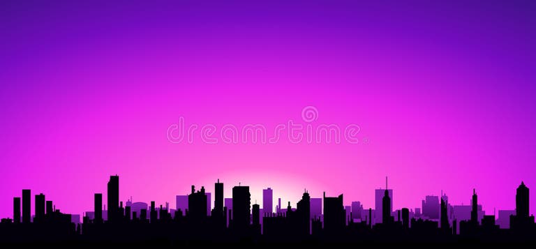 Good Morning City ! stock illustration. Illustration of space - 19721031